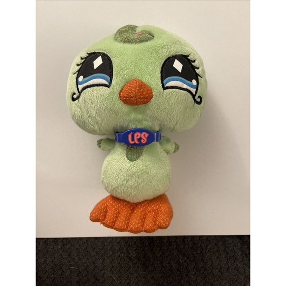 Littlest Pet Shop | Toys | Littlest Pet Shop Green Bird Plush Stuffed ...